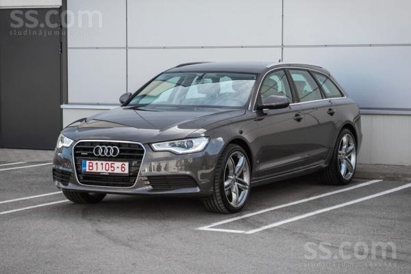 Grey Audi A6 2012 in Riga, with an engine capacity of 3.00 L and mileage of 222 thousand km for 10990 €, photo 1 on AUTOMOTO.COM.LV