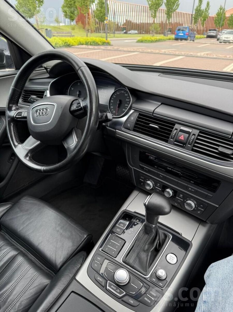 Grey Audi A6 2012 in Riga, with an engine capacity of 3.00 L and mileage of 305 thousand km for 8600 €, photo 8 on AUTOMOTO.COM.LV