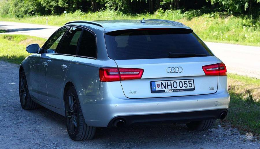 Pelēks Audi A6 2012 Kretinga, ar dzinēja tilpumu 2.97 L un nobraukumu 355 tūkst. km par 8499 €, foto 14 vietnē AUTOMOTO.COM.LV