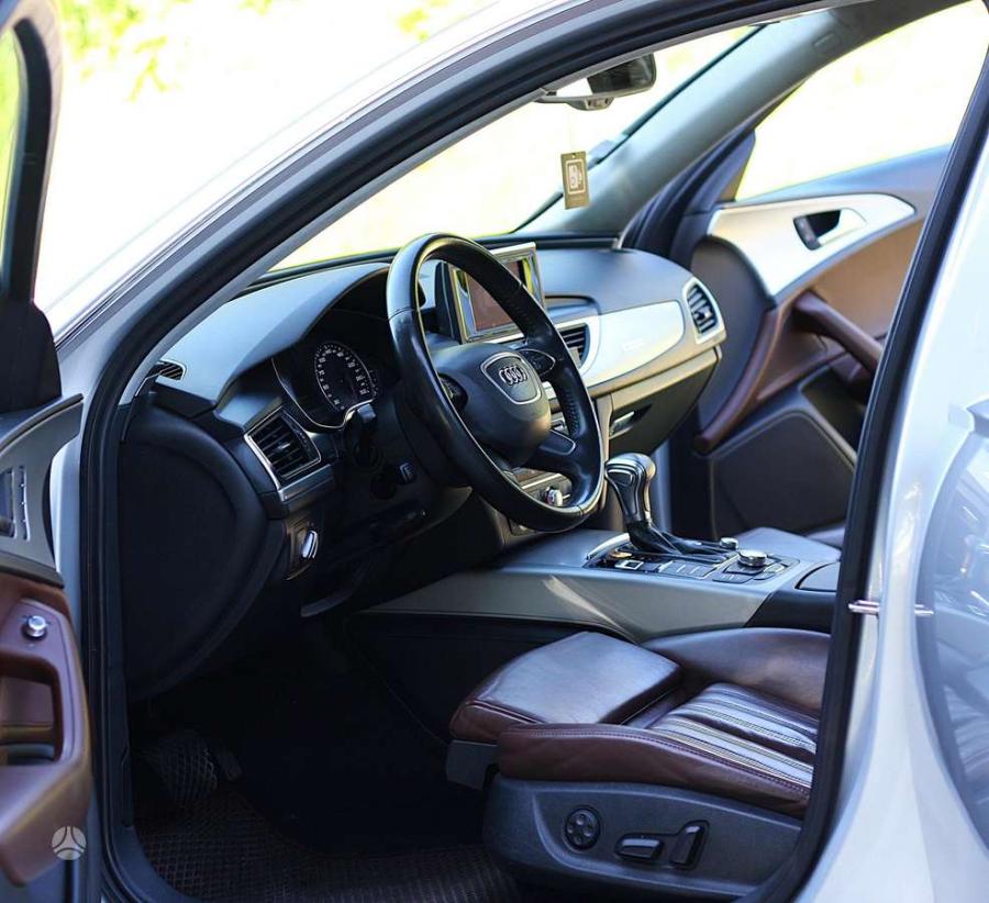 Pelēks Audi A6 2012 Kretinga, ar dzinēja tilpumu 2.97 L un nobraukumu 355 tūkst. km par 8499 €, foto 21 vietnē AUTOMOTO.COM.LV