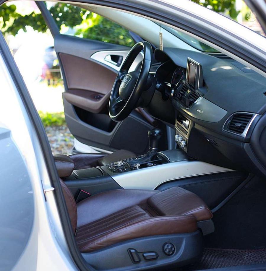 Pelēks Audi A6 2012 Kretinga, ar dzinēja tilpumu 2.97 L un nobraukumu 355 tūkst. km par 8499 €, foto 34 vietnē AUTOMOTO.COM.LV