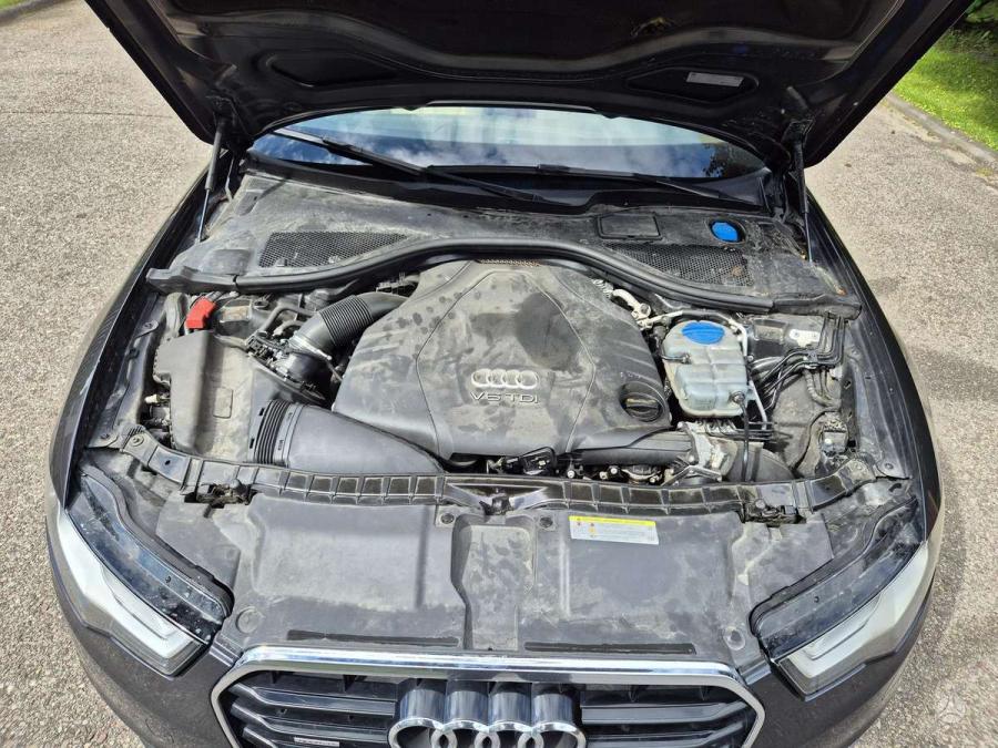 Pelēks Audi A6 2012 Viļņa, ar dzinēja tilpumu 2.97 L un nobraukumu 393 tūkst. km par 6300 €, foto 12 vietnē AUTOMOTO.COM.LV