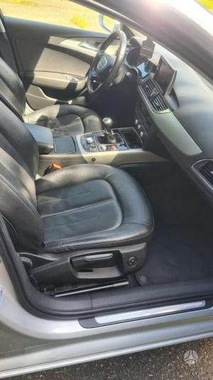 Grey Audi A6 2012 in Vilnius, with an engine capacity of 2.97 L and mileage of 334 thousand km for 7950 €, photo 8 on AUTOMOTO.COM.LV