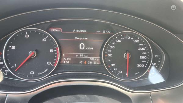 Pelēks Audi A6 2012 Viļņa, ar dzinēja tilpumu 2.97 L un nobraukumu 334 tūkst. km par 7950 €, foto 10 vietnē AUTOMOTO.COM.LV