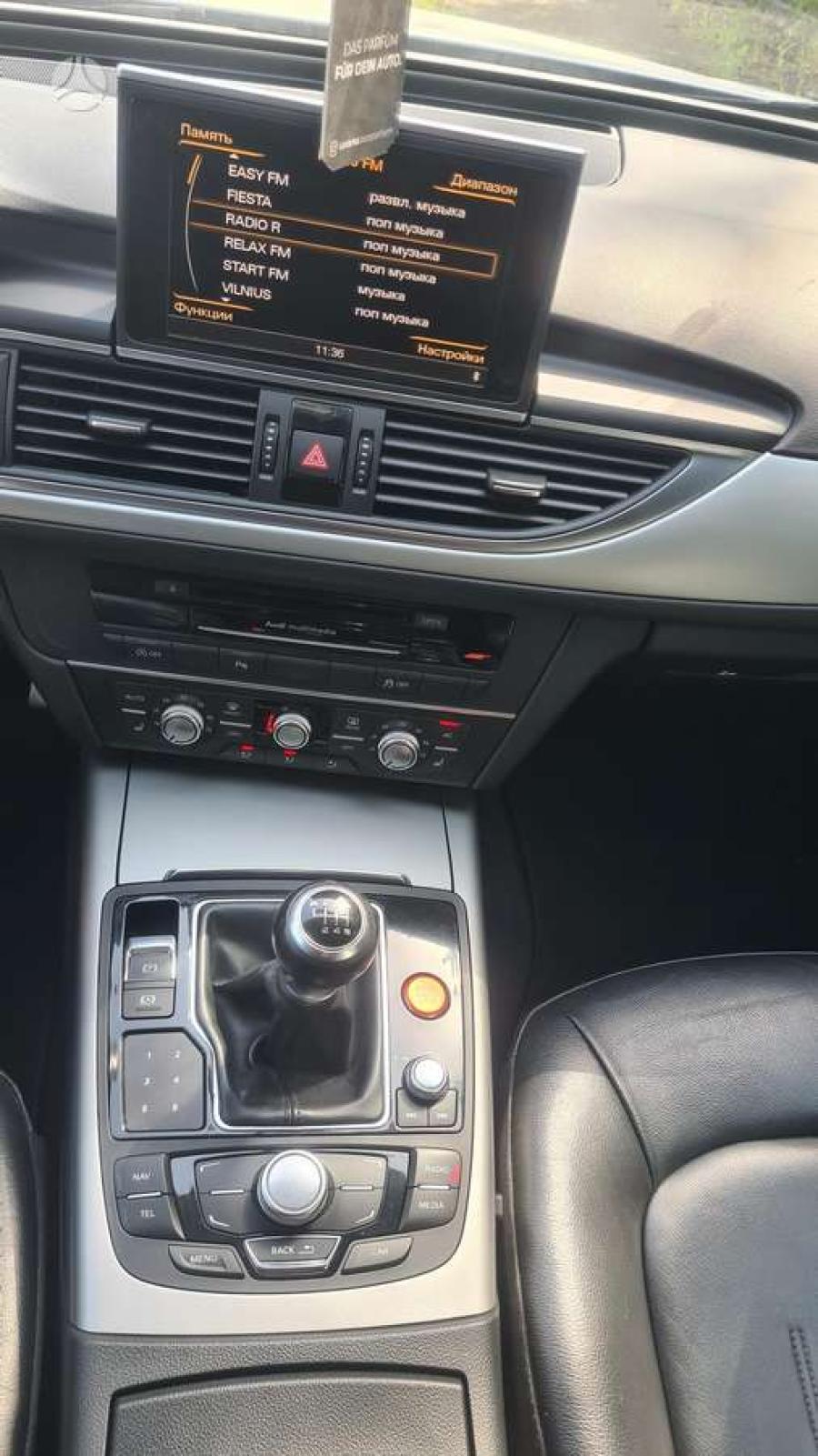 Grey Audi A6 2012 in Vilnius, with an engine capacity of 2.97 L and mileage of 334 thousand km for 7950 €, photo 12 on AUTOMOTO.COM.LV