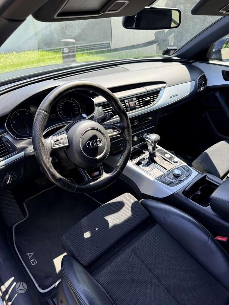 Pelēks Audi A6 2012 Kauņa, ar dzinēja tilpumu 2.97 L un nobraukumu 348 tūkst. km par 7650 €, foto 13 vietnē AUTOMOTO.COM.LV
