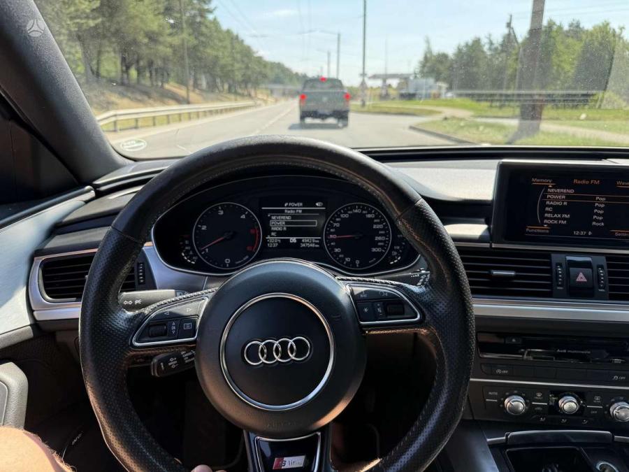 Pelēks Audi A6 2012 Kauņa, ar dzinēja tilpumu 2.97 L un nobraukumu 348 tūkst. km par 7650 €, foto 16 vietnē AUTOMOTO.COM.LV