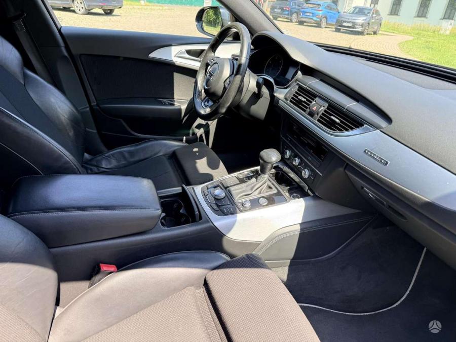 Pelēks Audi A6 2012 Kauņa, ar dzinēja tilpumu 2.97 L un nobraukumu 348 tūkst. km par 7650 €, foto 19 vietnē AUTOMOTO.COM.LV