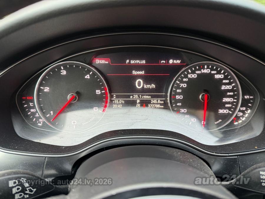 Grey Audi A6 2012 in Tallinn, with an engine capacity of 3.00 L and mileage of 0 thousand km for 9999 €, photo 8 on AUTOMOTO.COM.LV