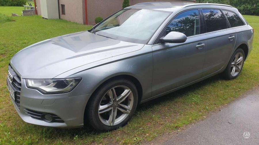 Grey Audi A6 2012 in Elektrenai, with an engine capacity of 1.97 L and mileage of 232 thousand km for 8200 €, photo 1 on AUTOMOTO.COM.LV