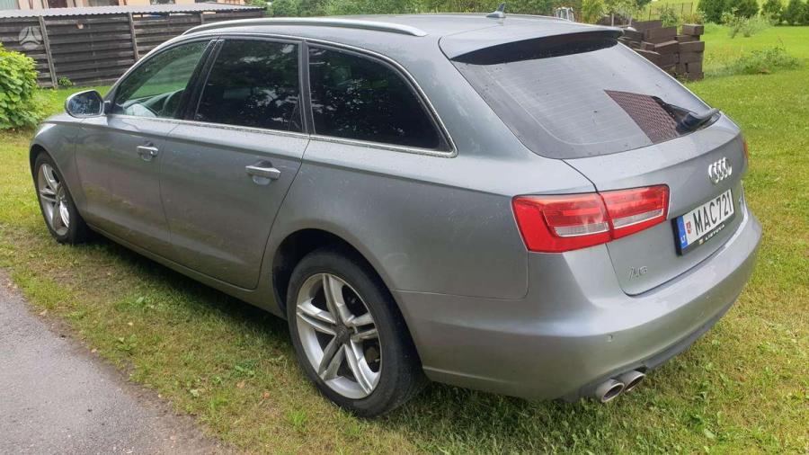 Grey Audi A6 2012 in Elektrenai, with an engine capacity of 1.97 L and mileage of 232 thousand km for 8200 €, photo 3 on AUTOMOTO.COM.LV