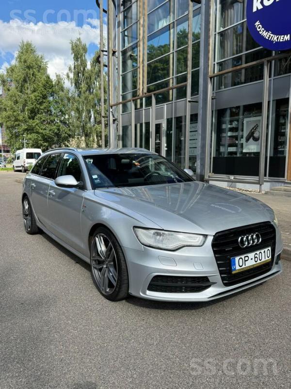 Grey Audi A6 2012 in Riga, with an engine capacity of 3.00 L and mileage of 0 thousand km for 10500 €, photo 4 on AUTOMOTO.COM.LV