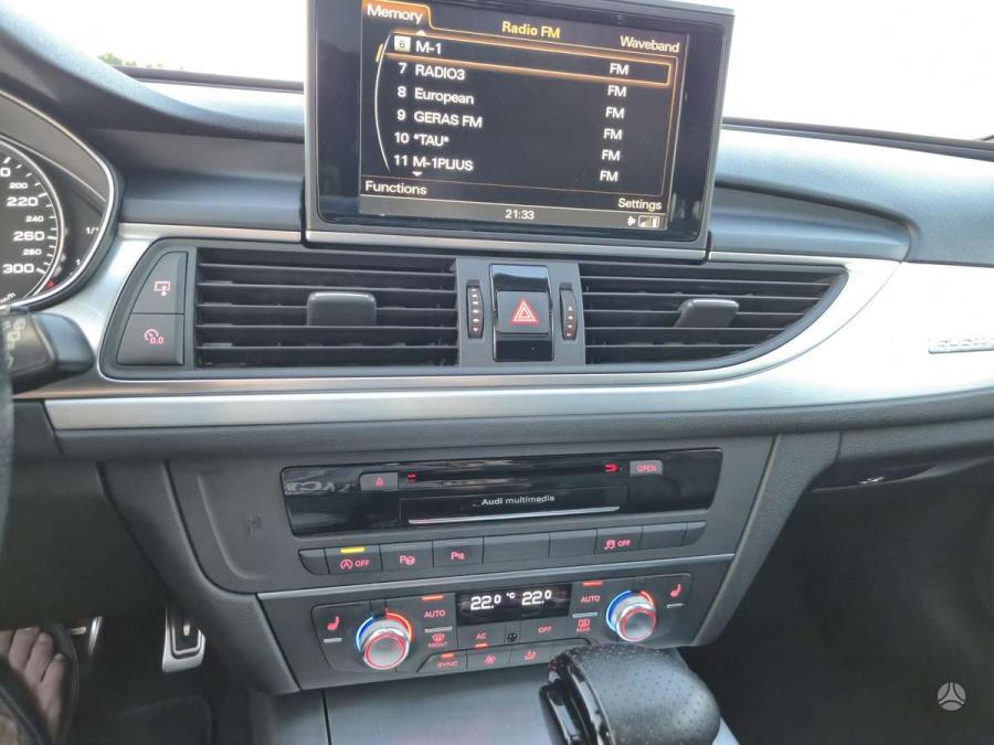 Pelēks Audi A6 2012 Kauņa, ar dzinēja tilpumu 2.97 L un nobraukumu 315 tūkst. km par 12900 €, foto 23 vietnē AUTOMOTO.COM.LV