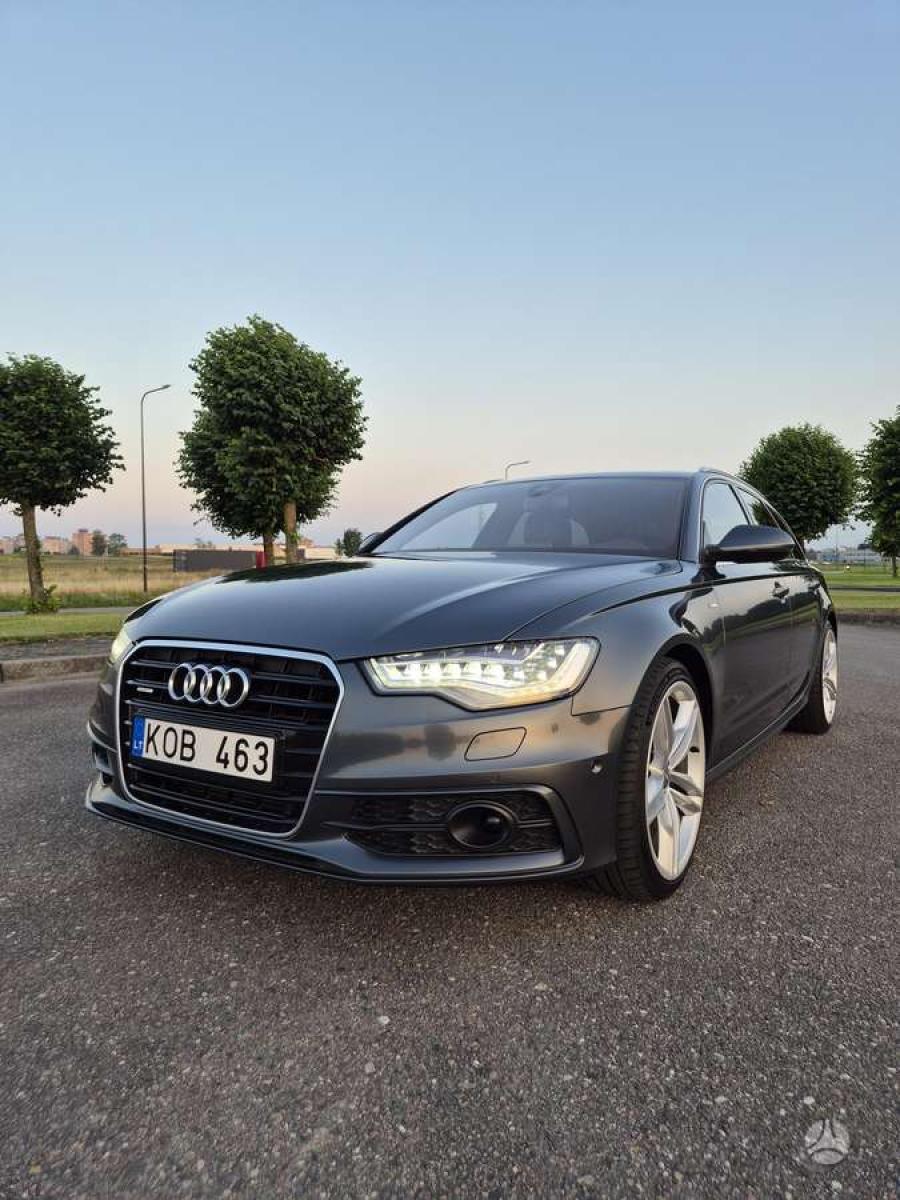 Pelēks Audi A6 2012 Kauņa, ar dzinēja tilpumu 2.97 L un nobraukumu 315 tūkst. km par 12900 €, foto 25 vietnē AUTOMOTO.COM.LV