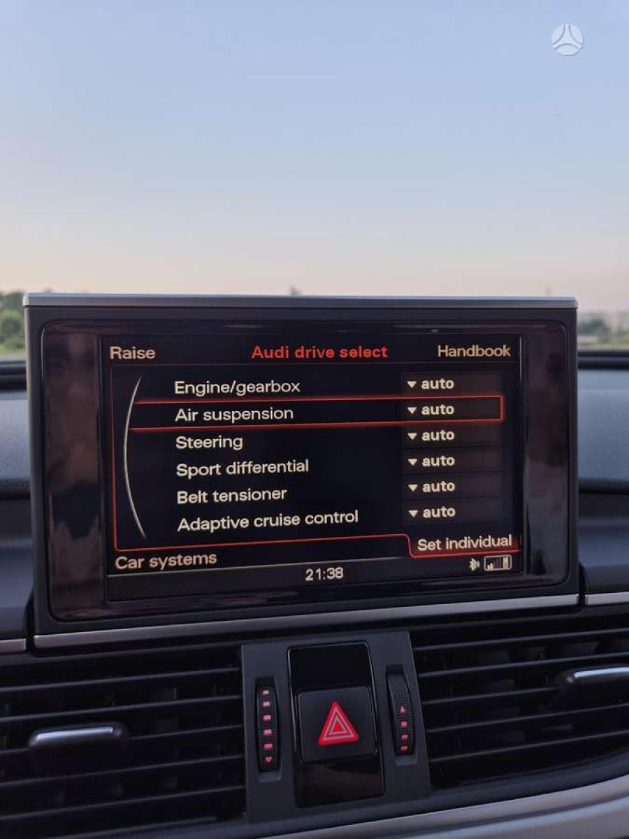 Pelēks Audi A6 2012 Kauņa, ar dzinēja tilpumu 2.97 L un nobraukumu 315 tūkst. km par 12900 €, foto 29 vietnē AUTOMOTO.COM.LV
