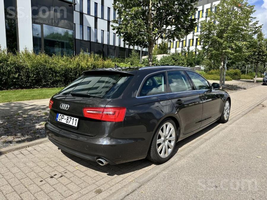 Grey Audi A6 2012 in Riga, with an engine capacity of 3.00 L and mileage of 311 thousand km for 7950 €, photo 3 on AUTOMOTO.COM.LV