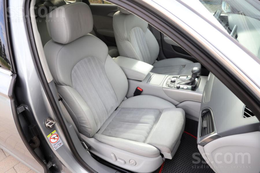 Grey Audi A6 2012 in Tukums, with an engine capacity of 3.00 L and mileage of 325 thousand km for 8500 €, photo 12 on AUTOMOTO.COM.LV