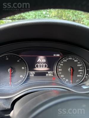 Grey Audi A6 2012 in Riga, with an engine capacity of 3.00 L and mileage of 251 thousand km for 11990 €, photo 11 on AUTOMOTO.COM.LV