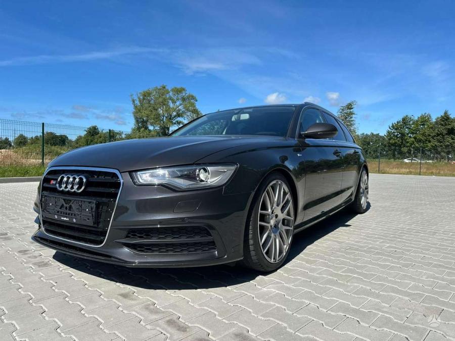 Grey Audi A6 2012 in Klaipeda, with an engine capacity of 2.97 L and mileage of 278 thousand km for 9100 €, photo 14 on AUTOMOTO.COM.LV