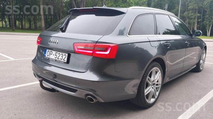 Grey Audi A6 2012 in Aluksne, with an engine capacity of 3.00 L and mileage of 0 thousand km for 7750 €, photo 14 on AUTOMOTO.COM.LV