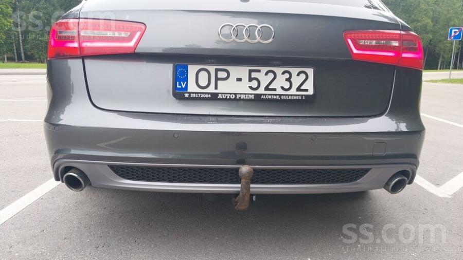 Grey Audi A6 2012 in Aluksne, with an engine capacity of 3.00 L and mileage of 0 thousand km for 7750 €, photo 18 on AUTOMOTO.COM.LV