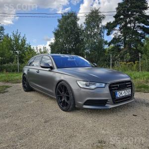 Pelēks Audi A6 2012 Rīga, ar dzinēja tilpumu 3.00 L un nobraukumu 249 tūkst. km par 9450 €, foto  vietnē AUTOMOTO.COM.LV