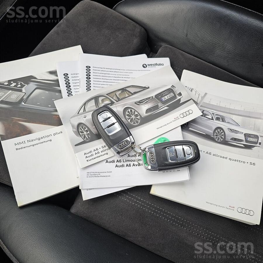 Pelēks Audi A6 2012 Rīga, ar dzinēja tilpumu 3.00 L un nobraukumu 249 tūkst. km par 9450 €, foto 33 vietnē AUTOMOTO.COM.LV