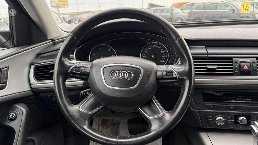 Pelēks Audi A6 2012 Marijampole, ar dzinēja tilpumu 2.97 L un nobraukumu 311 tūkst. km par 8550 €, foto 12 vietnē AUTOMOTO.COM.LV