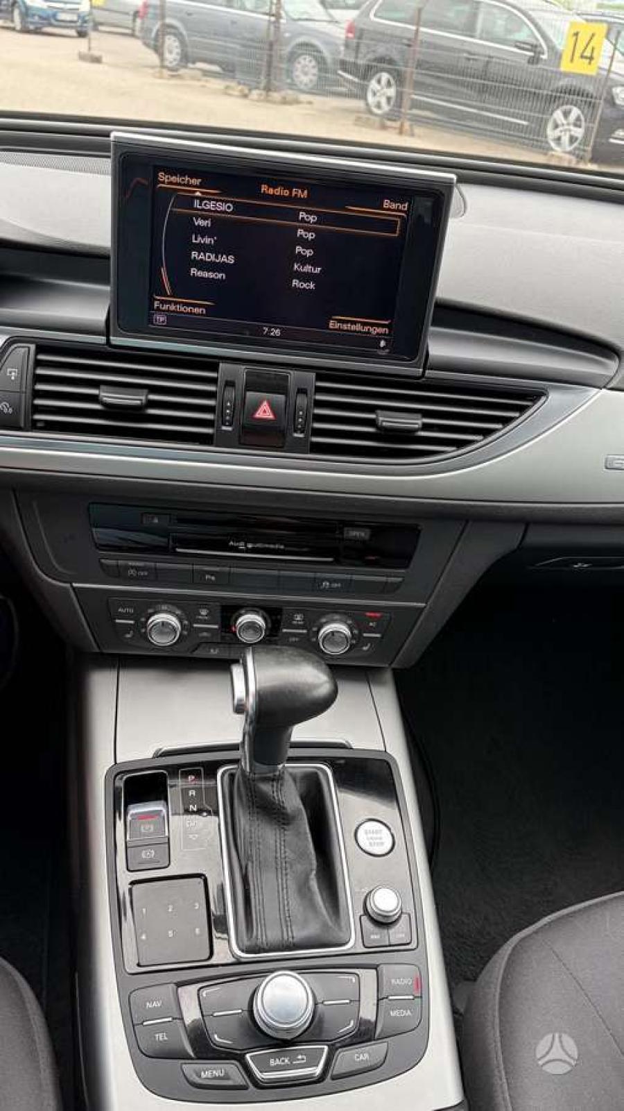 Pelēks Audi A6 2012 Marijampole, ar dzinēja tilpumu 2.97 L un nobraukumu 311 tūkst. km par 8550 €, foto 18 vietnē AUTOMOTO.COM.LV