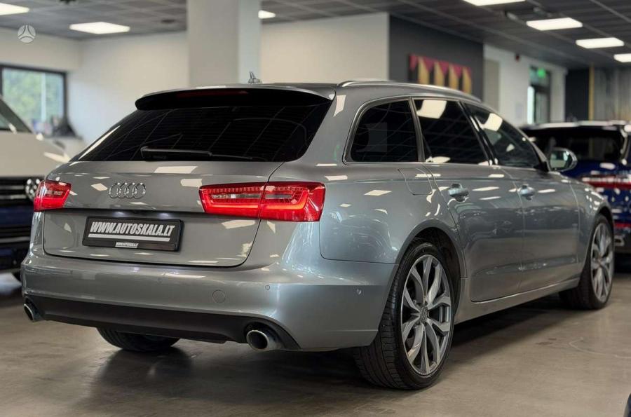 Grey Audi A6 2012 in Klaipeda, with an engine capacity of 3.00 L and mileage of 262 thousand km for 10900 €, photo 6 on AUTOMOTO.COM.LV