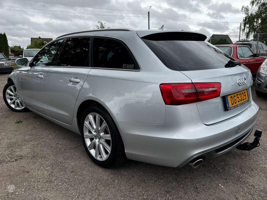 Pelēks Audi A6 2012 Tauragė, ar dzinēja tilpumu 2.97 L un nobraukumu 296 tūkst. km par 8950 €, foto 4 vietnē AUTOMOTO.COM.LV