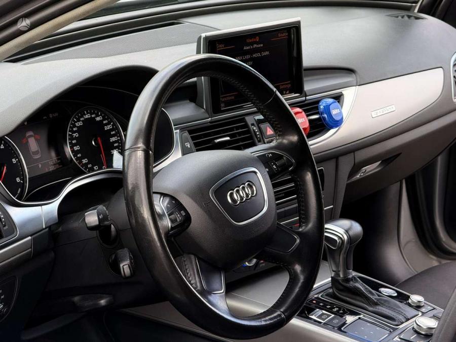 Pelēks Audi A6 2012 Viļņa, ar dzinēja tilpumu 2.97 L un nobraukumu 271 tūkst. km par 8000 €, foto 5 vietnē AUTOMOTO.COM.LV
