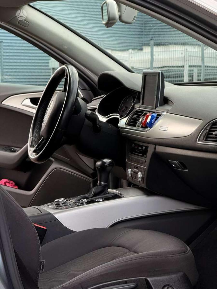 Pelēks Audi A6 2012 Viļņa, ar dzinēja tilpumu 2.97 L un nobraukumu 271 tūkst. km par 8000 €, foto 6 vietnē AUTOMOTO.COM.LV