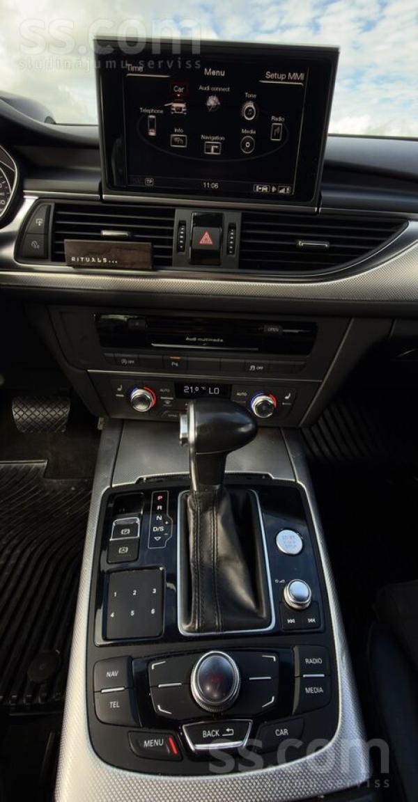 Grey Audi A6 2012 in Tukums, with an engine capacity of 3.00 L and mileage of 0 thousand km for 10900 €, photo 10 on AUTOMOTO.COM.LV