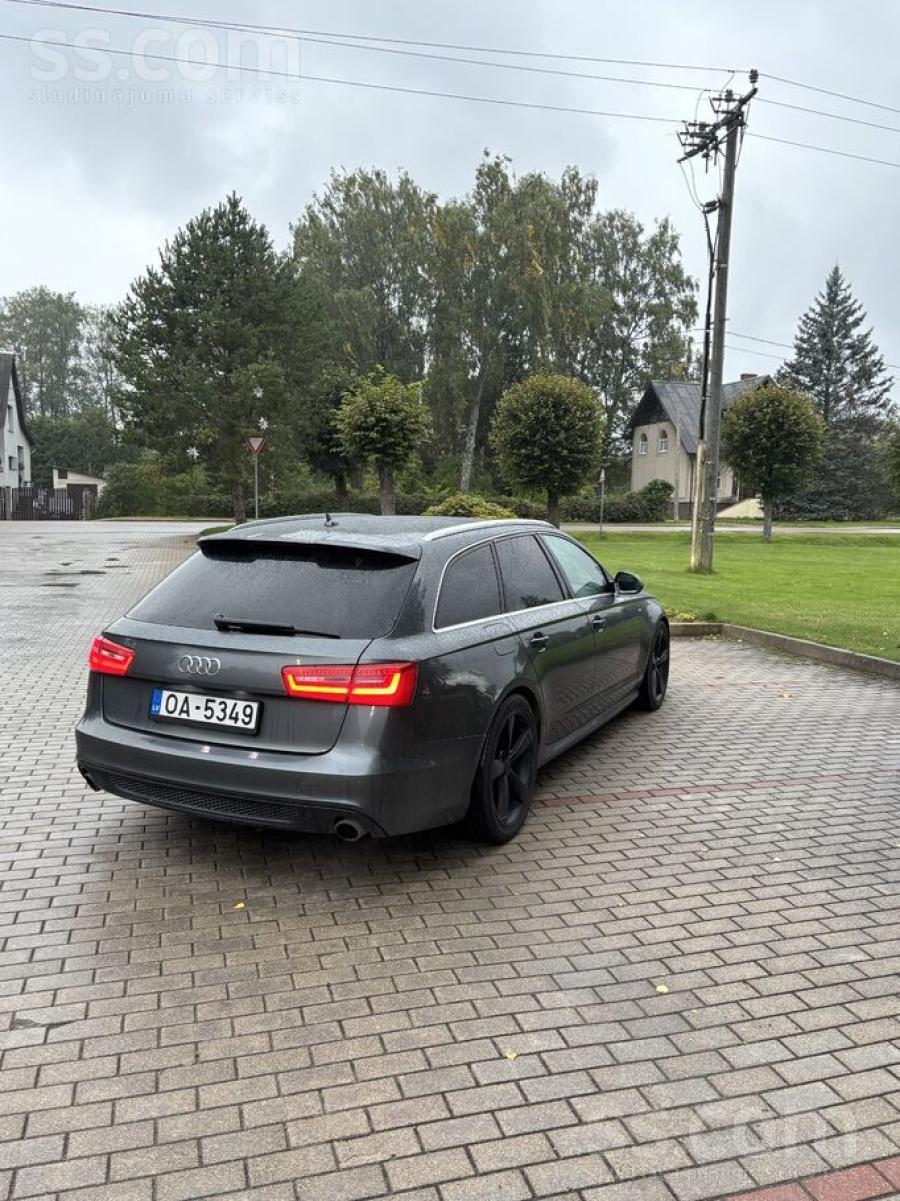 Grey Audi A6 2012 in Ogre, with an engine capacity of 3.00 L and mileage of 346 thousand km for 9600 €, photo 5 on AUTOMOTO.COM.LV