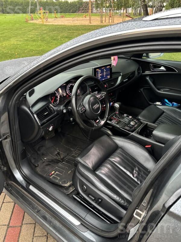 Grey Audi A6 2012 in Ogre, with an engine capacity of 3.00 L and mileage of 346 thousand km for 9600 €, photo 6 on AUTOMOTO.COM.LV