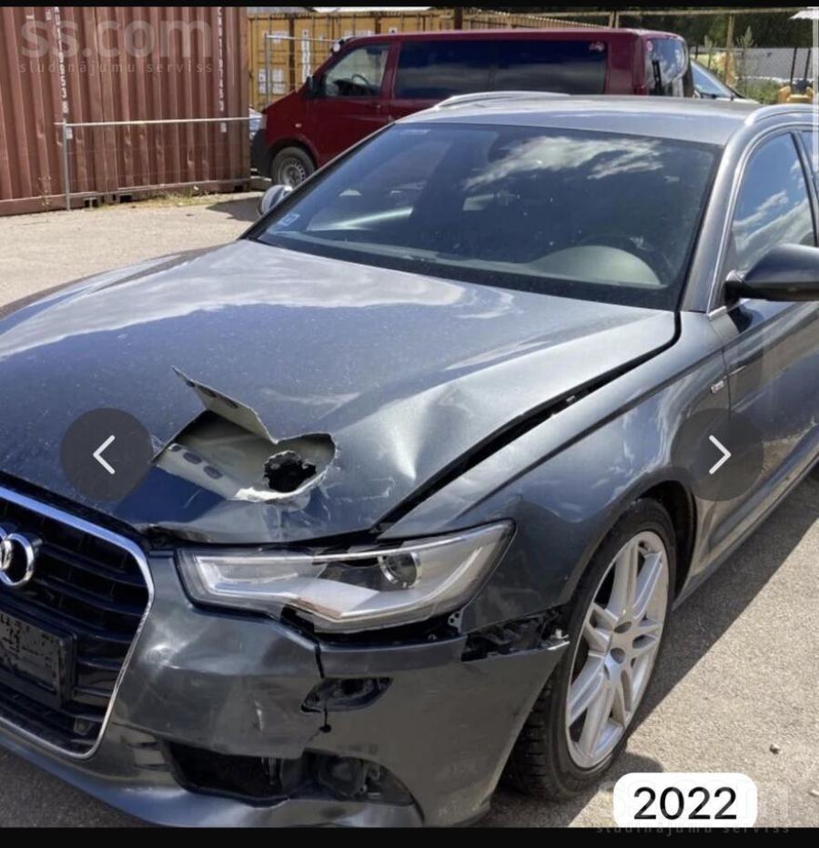 Grey Audi A6 2012 in Riga, with an engine capacity of 3.00 L and mileage of 277 thousand km for 11500 €, photo 17 on AUTOMOTO.COM.LV