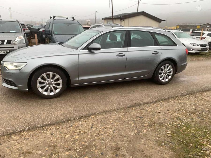 Grey Audi A6 2013 in Vilnius, with an engine capacity of 1.97 L and mileage of 290 thousand km for 8600 €, photo 3 on AUTOMOTO.COM.LV