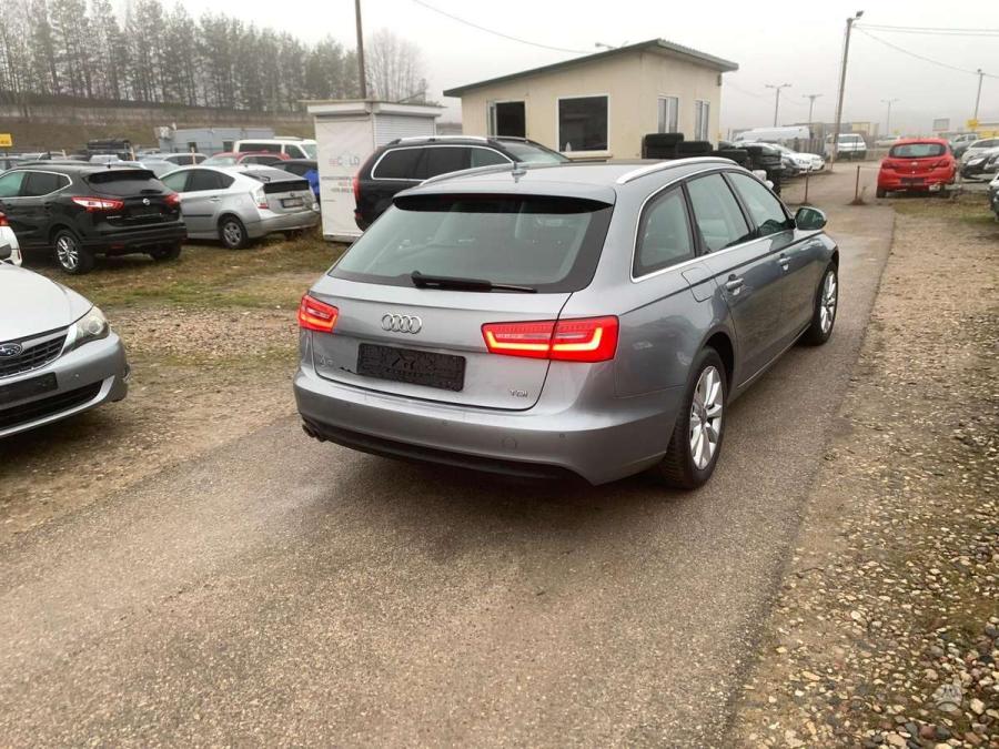 Grey Audi A6 2013 in Vilnius, with an engine capacity of 1.97 L and mileage of 290 thousand km for 8600 €, photo 4 on AUTOMOTO.COM.LV