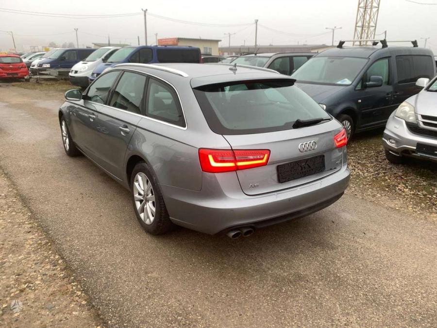 Grey Audi A6 2013 in Vilnius, with an engine capacity of 1.97 L and mileage of 290 thousand km for 8600 €, photo 6 on AUTOMOTO.COM.LV