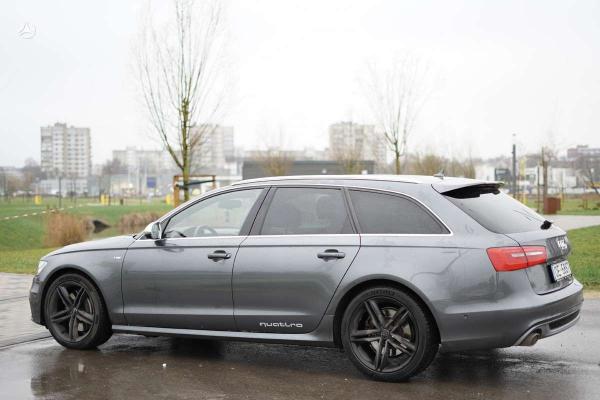 Pelēks Audi A6 2013 Rīga, ar dzinēja tilpumu 2.97 L un nobraukumu 283 tūkst. km par 15999 €, foto 4 vietnē AUTOMOTO.COM.LV