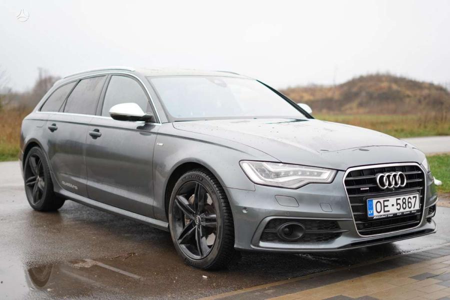 Pelēks Audi A6 2013 Rīga, ar dzinēja tilpumu 2.97 L un nobraukumu 283 tūkst. km par 15999 €, foto 7 vietnē AUTOMOTO.COM.LV