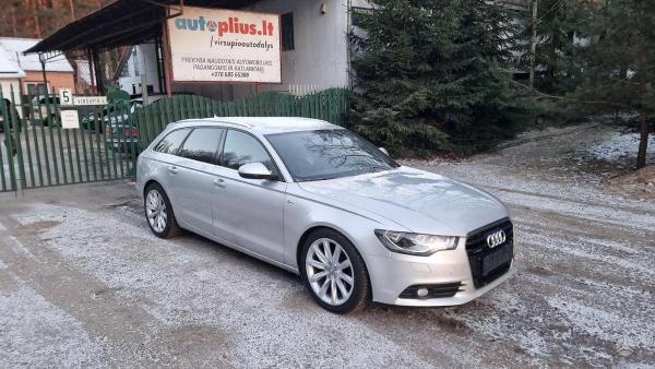 Grey Audi A6 2013 in Vilnius, with an engine capacity of 3.00 L and mileage of 308 thousand km for 8500 €, photo 1 on AUTOMOTO.COM.LV