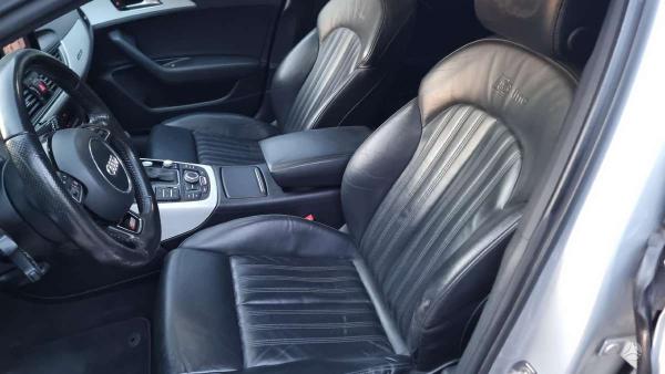 Grey Audi A6 2013 in Vilnius, with an engine capacity of 3.00 L and mileage of 308 thousand km for 8500 €, photo 10 on AUTOMOTO.COM.LV