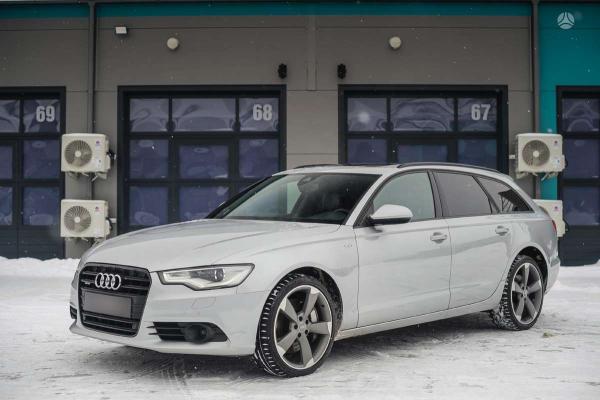 Grey Audi A6 2013 in Kaunas, with an engine capacity of 3.00 L and mileage of 266 thousand km for 11350 €, photo 1 on AUTOMOTO.COM.LV