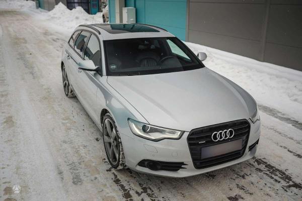 Grey Audi A6 2013 in Kaunas, with an engine capacity of 3.00 L and mileage of 266 thousand km for 11350 €, photo 5 on AUTOMOTO.COM.LV