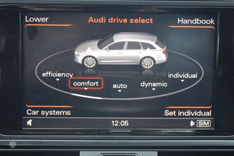 Серый Ауди А6 2013 в Вильнюс, объемом двигателя 3.00 л и пробегом 251 тыс. км за 10990 €, фото 11 на AUTOMOTO.COM.LV