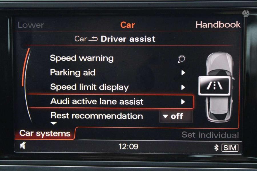 Серый Ауди А6 2013 в Вильнюс, объемом двигателя 3.00 л и пробегом 251 тыс. км за 10990 €, фото 17 на AUTOMOTO.COM.LV
