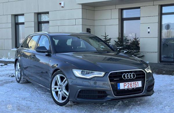Pelēks Audi A6 2013 Raseiniai, ar dzinēja tilpumu 2.97 L un nobraukumu 278 tūkst. km par 9850 €, foto 1 vietnē AUTOMOTO.COM.LV