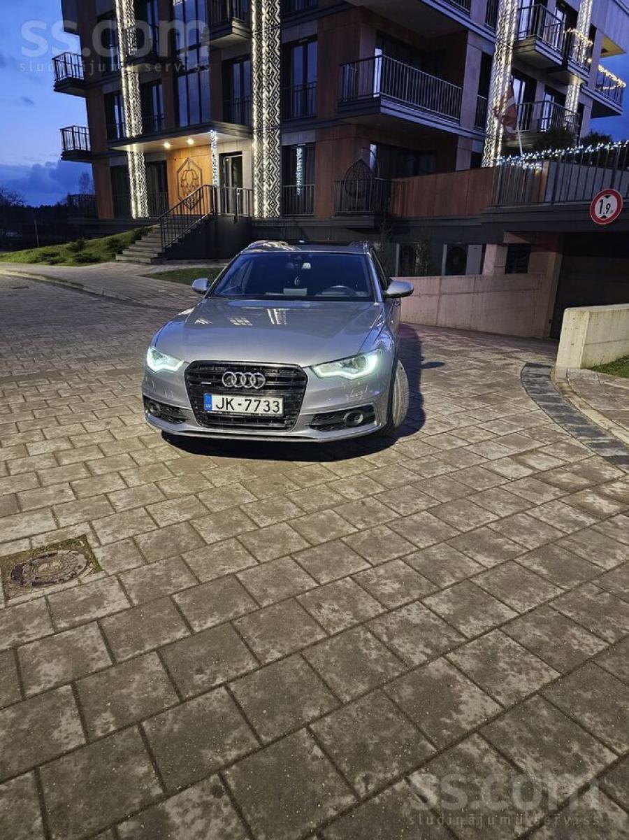 Grey Audi A6 2013 in Riga, with an engine capacity of 3.00 L and mileage of 245 thousand km for 15500 €, photo 1 on AUTOMOTO.COM.LV